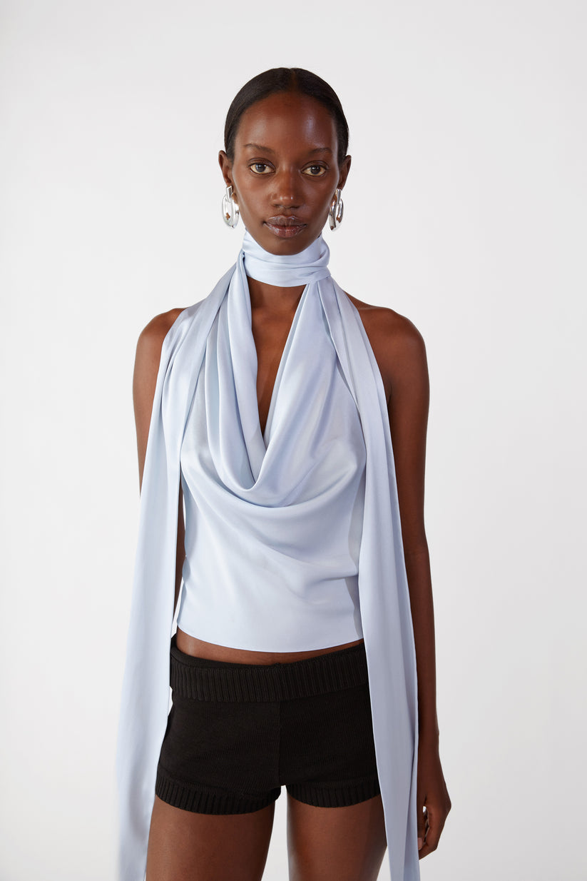 Cowl Neck Halter Top – Orseund Iris