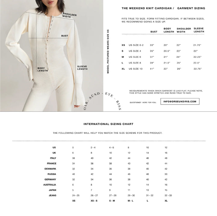 The Weekend Knit Cardigan – Orseund Iris